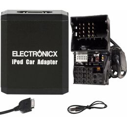 ELECTRONICX Adapter aux iPhone iPad iPod cd Wechsler bmw, Mini, Land Rover Flachpin