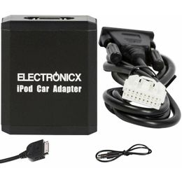 ELECTRONICX Adapter aux iPhone iPad iPod cd Wechsler Toyota Lexus 5+7 Pin groß
