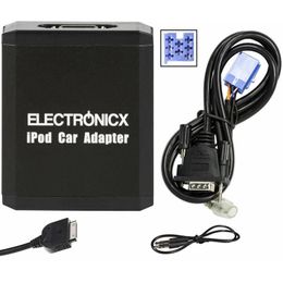 ELECTRONICX Adapter aux iPhone iPad iPod cd Wechsler Fiat, Lancia, Alfa Romeo, Maserati 8 Pin