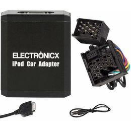 ELECTRONICX - Adapter aux iPhone iPad iPod cd Wechsler bmw, Mini, Land Rover Rundpin