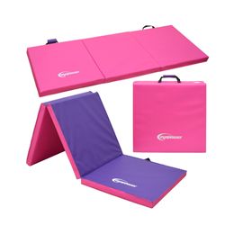 Eyepower 180x60 Klappbare Gymnastikmatte - 5cm dicke Turnmatte Kinder - Weichbodenmatte