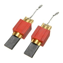 TRADESHOP 2x Kohlebürsten für Miele W 5722 Edelstahl W 5723 W 5724 W 5725 V5738 W 5725 V5739 W 5725 W 5733 W 5733 Xlevel 5000 W 5736 W 5737 W 5740 W 5740 Aurin