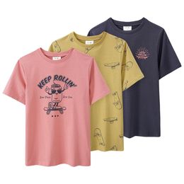 Yigga 3 Jungen T-Shirts mit Skate-Prints
