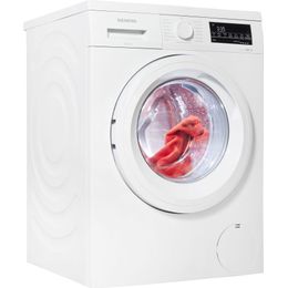 A (A bis G) Siemens Waschmaschine "WU14UT21" Waschmaschinen weiß Frontlader