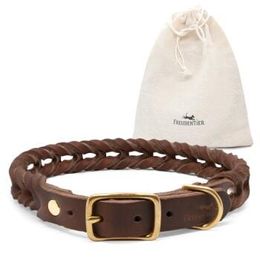 Freudentier geflochtenes Hundehalsband, AlsterTwist Kollektion M