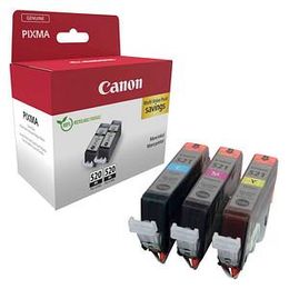 Canon CLI-521 C/M/Y cyan, magenta, gelb Druckerpatronen, 3er-Set