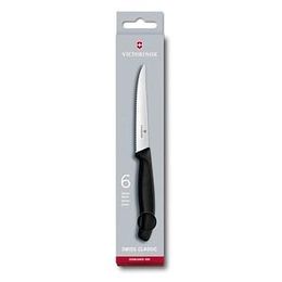 6 Victorinox Steakmesser Swiss Classic silber, schwarz