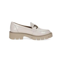 Caprice Leder-Slipper "Arabella" in Creme - 42