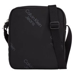 Calvin Klein Jeans Mini Bag SPORT ESSENTIALS REPORTER18 AOP, Herren Schultertasche Recycelte Materialien, schwarz