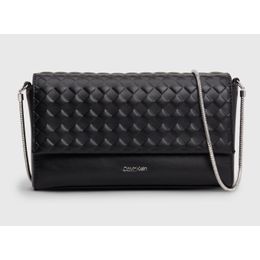 Calvin Klein Mini Bag CALVIN MINI QUILT MINI CROSSBODY, Handtasche Damen Tasche Damen Kettenschultertasche, schwarz