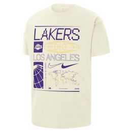 Nike Los Angeles Lakers NBA-Max90-T-Shirt für Herren - Weiß