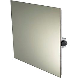 bella jolly Infrarotheizung Glasheizkörper 440W 60x60cm Dekorfarbe Spiegel, silberfarben