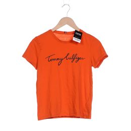 Tommy Hilfiger Damen T-Shirt, orange, Gr. 34