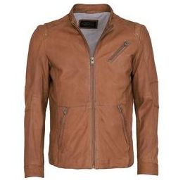 Bikerjacke JCC "31021232" Gr. M, braun (cognac) Herren Jacken