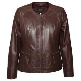 Bikerjacke JCC "731-II" Gr. 56, rot (oxblood) Damen Jacken