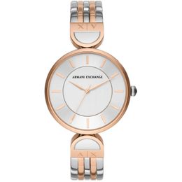 Quarzuhr Armani Exchange "AX5383" Armbanduhren rosegold (silberfarben, roségoldfarben) Damen Quarzuhren