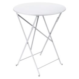 Fermob Bistro+ Tisch Ø 60 cm Stahl Baumwollweiß Stahl/Stahl