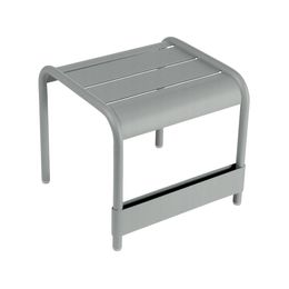 Fermob LUXEMBOURG kleiner niedriger Tisch/Bank Aluminium 44x42 cm Lapilligrau Aluminium/Aluminium