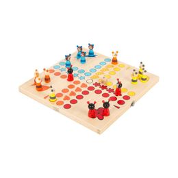 Small Foot Brettspiel LUDO - BUNTE TIERE aus Holz