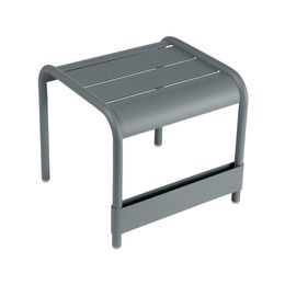 Fermob LUXEMBOURG kleiner niedriger Tisch/Bank Aluminium 44x42 cm Gewittergrau Aluminium/Aluminium