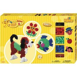 Hama® Bügelperlen Maxi - Gigantische Geschenkpackung gelb - 2 Stiftplatten 900