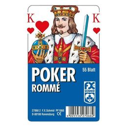 RAVENSBURGER VERLAG Poker / Rommé, Französisches Bild (Spielkarten)