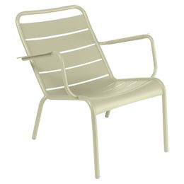 Fermob LUXEMBOURG Tiefer Sessel aus Stahl Lindgrün