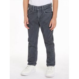 Calvin Klein Jeans Stretch-Jeans DAD GREY DARK OVERDYED, grau