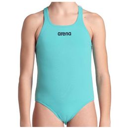 arena - Girl's Team Swimsuit Swim Pro Solid - Badeanzug Gr 116 türkis