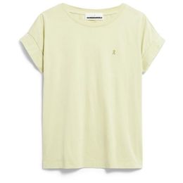 armedangels - Women's Idaara - T-Shirt Gr XS gelb/beige