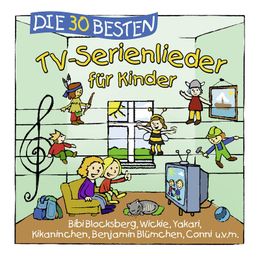 Die 30 besten TV-Serienlieder - Karsten Glück Simone Sommerland & Die Kita-Frösche. (CD)