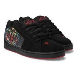 DC Shoes Sneaker »Slayer Net« Black/Red 11,5(45) 11,5(45) Material: Nubuklederobermaterial