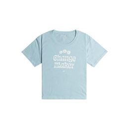Roxy T-Shirt »Back On My Feet D« Clear Sky 14(155-164cm) 14(155-164cm) Umweltfreundliches Material: Mittelschwerer...