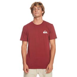 Quiksilver T-Shirt »MW Mini Logo« Tibetan Red XS XS Stoff: Baumwoll-Jersey-Stoff [160 g/m2]