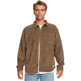 Quiksilver Langarmhemd &raquo;Bogroy&laquo; Major Brown XL - US-Gr&ouml;&szlig;en US-Gr&ouml;&szlig;en XL Umweltfreundliches Material: Kordstoff aus...