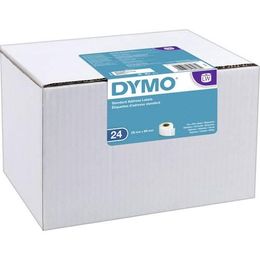 Dymo Etiketten Rolle Kombi-Pack 13188 S0722360 89 x 28 mm Papier Weiß 3120 St. Permanent haftend Adress-Etiketten
