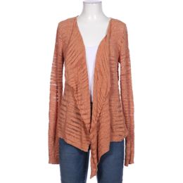 Ichi Damen Strickjacke, orange, Gr. 34