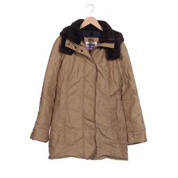 Blauer Damen Mantel, beige