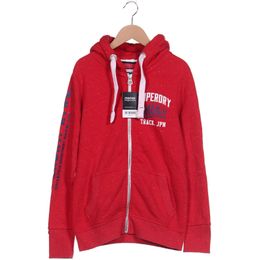 Superdry Damen Kapuzenpullover, rot