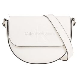 Calvin Klein Jeans Mini Bag Crossbody mini 0li, mit Logoprint und Prägung, weiß