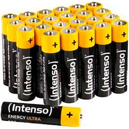 Intenso 7501814 Batterie, LR03 (1,5 V, 24 St), gelb|schwarz