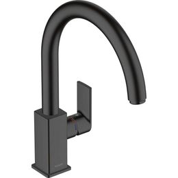 Hansgrohe Küchenarmatur Vernis Shape M35 210 1 Strahlart, schwarz