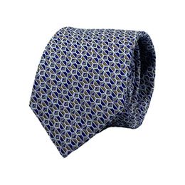 MONTI Krawatte mit ausgefallenem Frühling-Sommer-Design, beige|blau