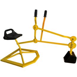 AXI Spielzeug-Bagger Justin, für den Sandkasten, gelb|schwarz