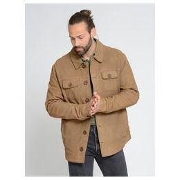 Lederjacke Mustang "31022118" Gr. M, braun (camel) Herren Jacken