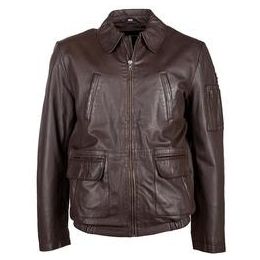 Bikerjacke JCC "48033" Gr. 54, braun Herren Jacken