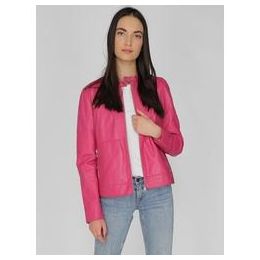 Lederjacke Maze "42021104" Gr. XS, pink (fuchsia) Damen Jacken