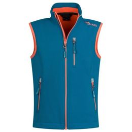 Trollkids - Kid's Trollfjord Vest - Softshellweste Gr 92 blau