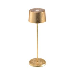 Zafferano Olivia 3K Akku-Tischlampe gold