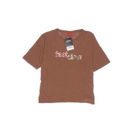 s.Oliver Damen T-Shirt, braun, Gr. 152